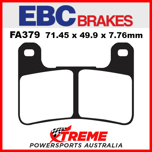 Suzuki GSXR 750 04-10 EBC HH Sintered Front Brake Pads, FA379HH